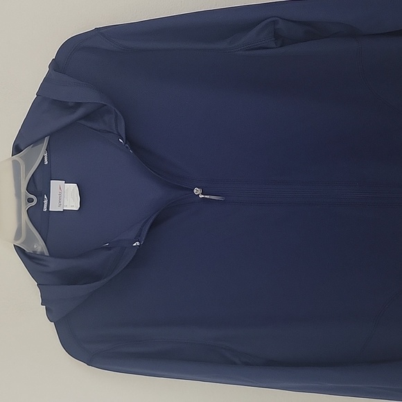 Speedo | Tops | Speedo Blue Hooded Lightweight Zip Hoodie L | Poshmark
